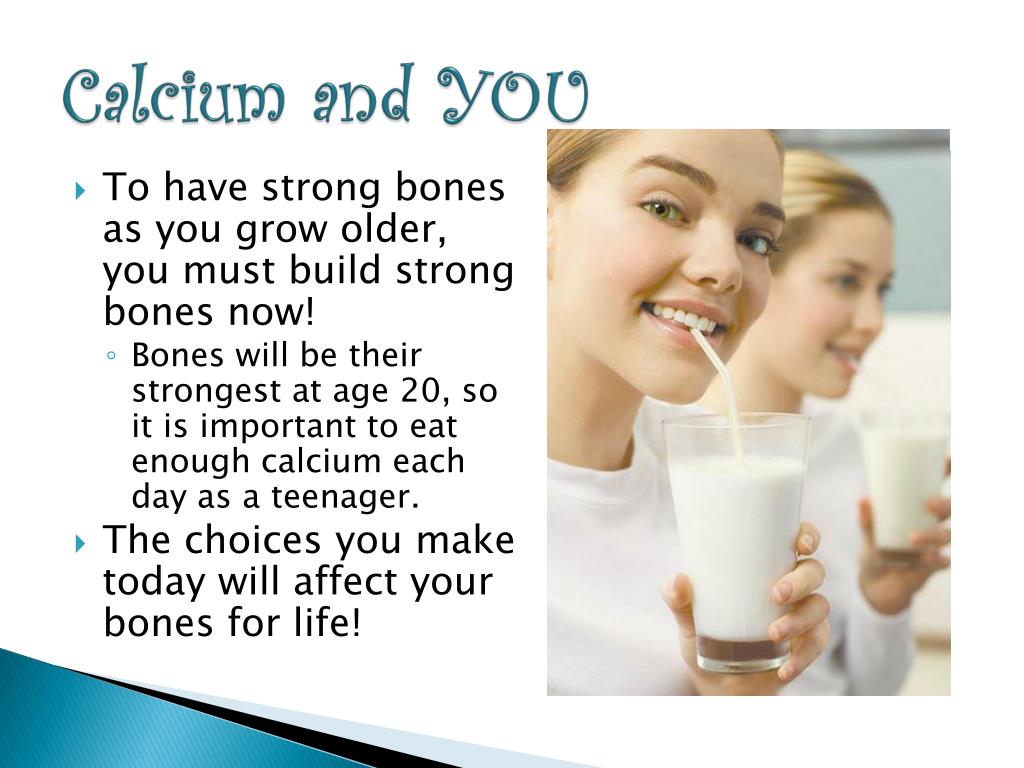 PPT - Girl’s Health Focus: Calcium and Bone Health PowerPoint ...