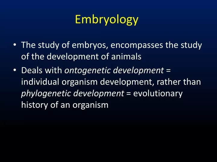 Ppt Embryology Powerpoint Presentation Free Download Id 2341424