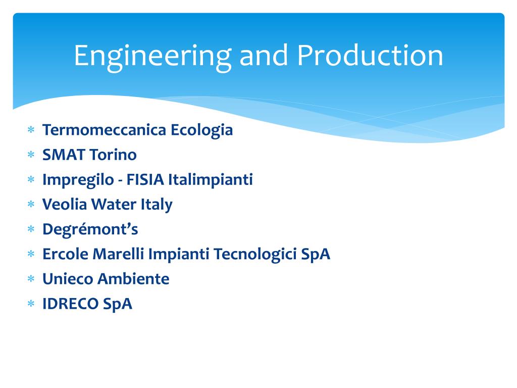PPT - The Italian Water Market: Overview & Investment Opportunities ...