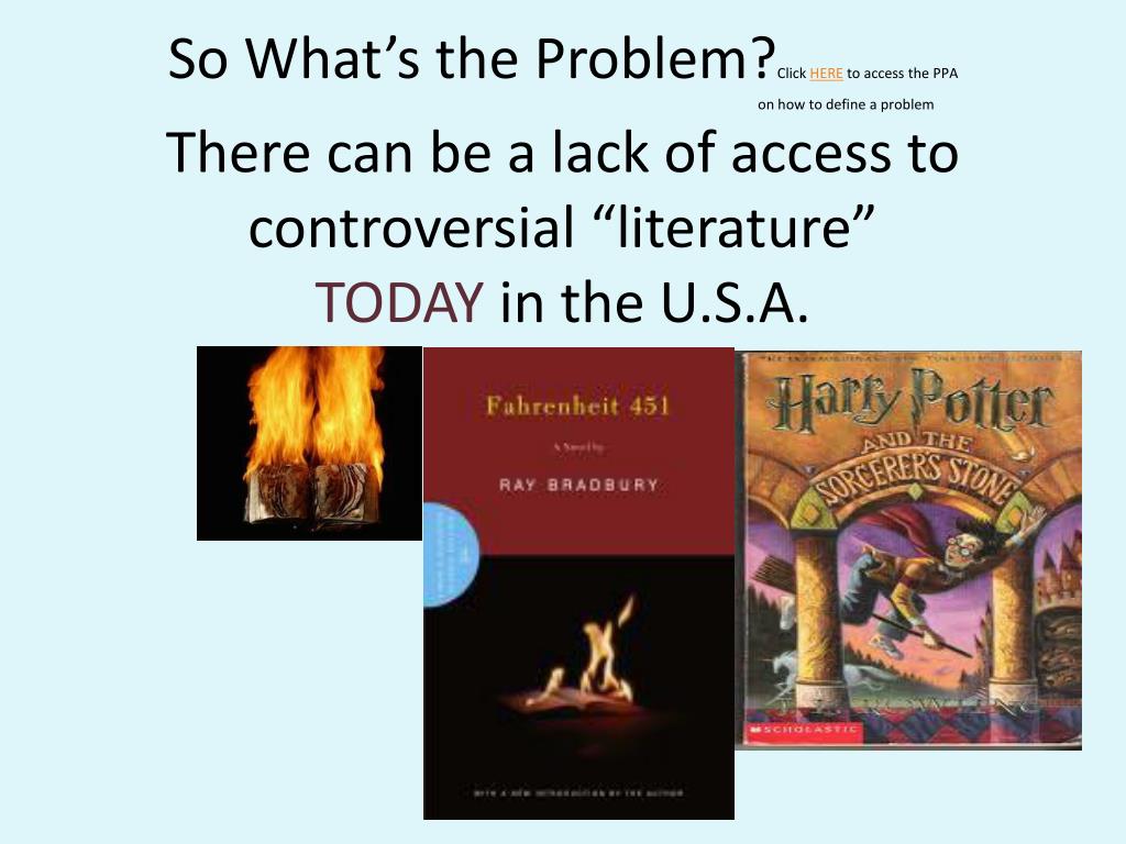 PPT - Banned Books in the United States Today??? PowerPoint ...