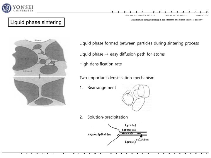 PPT - Liquid phase sintering of CIS and CIGS PowerPoint Presentation ...