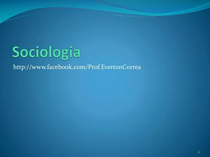 PPT - Sociologia PowerPoint Presentation, free download - ID:2343378