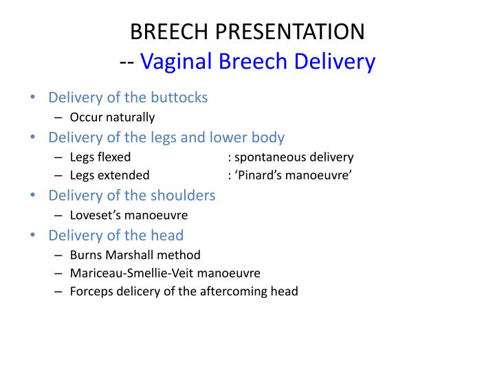 PPT - Malpresentation Malposition PowerPoint Presentation - ID:2343401