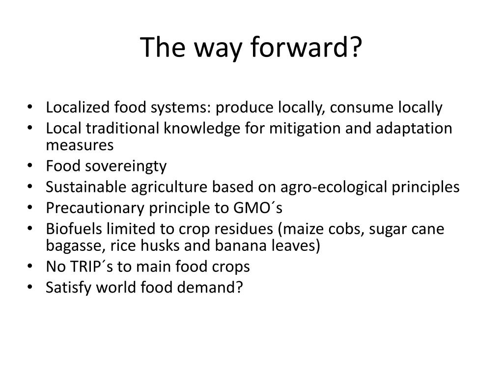 PPT - Climate change , agriculture and food security PowerPoint ...