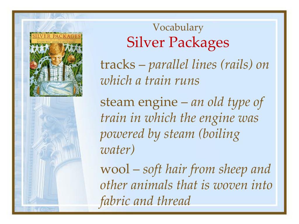 PPT - Vocabulary Silver Packages PowerPoint Presentation, free download ...