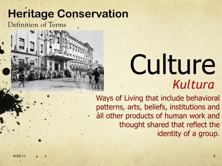 PPT - Heritage Conservation PowerPoint Presentation - ID:2345064