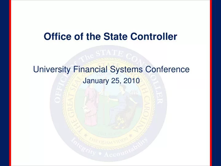 PPT - Office of the State Controller PowerPoint Presentation, free ...