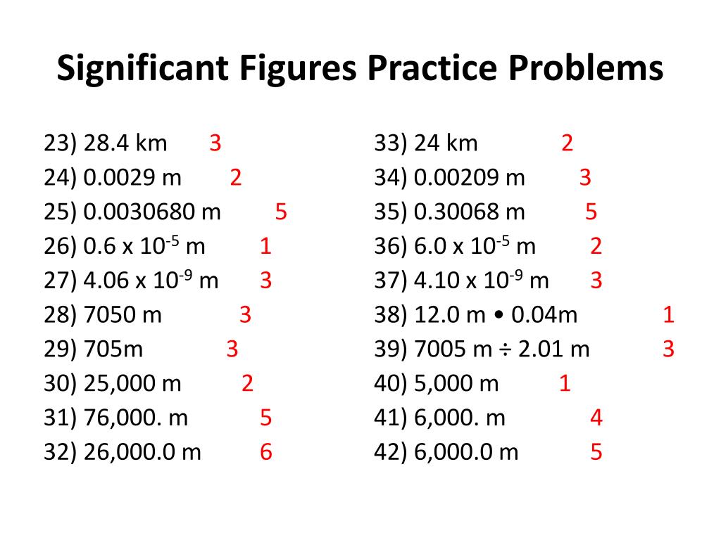 PPT - Significant Figures Practice Problems PowerPoint Presentation ... PPT - Significant Figures Practice Problems PowerPoint Presentation ...