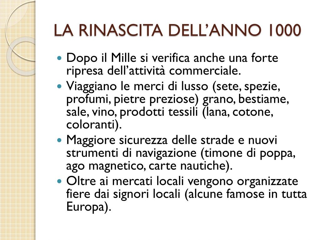 PPT - LA RINASCITA DELL’ANNO 1000 PowerPoint Presentation, free ... PPT - LA RINASCITA DELL’ANNO 1000 PowerPoint Presentation, free ...