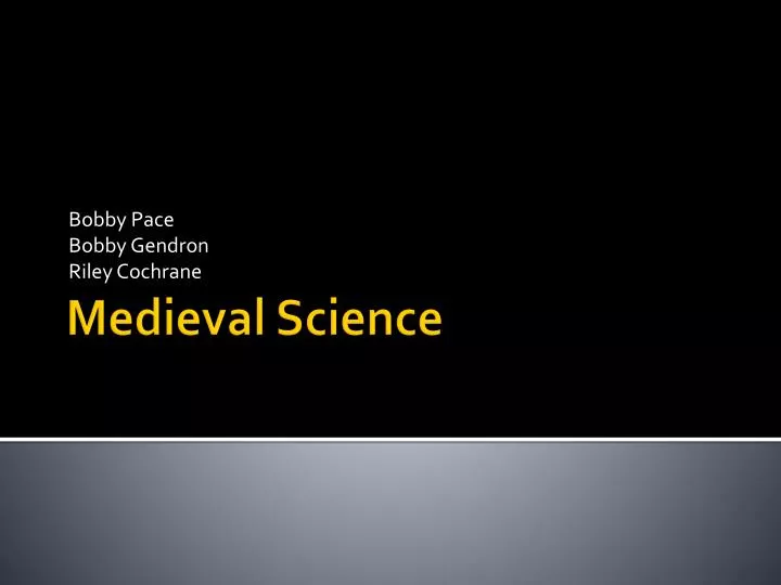 PPT - Medieval Science PowerPoint Presentation, free download - ID:2345922