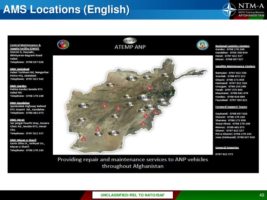 PPT - Afghan National Police ( ANP) Logistics Processes PowerPoint ...