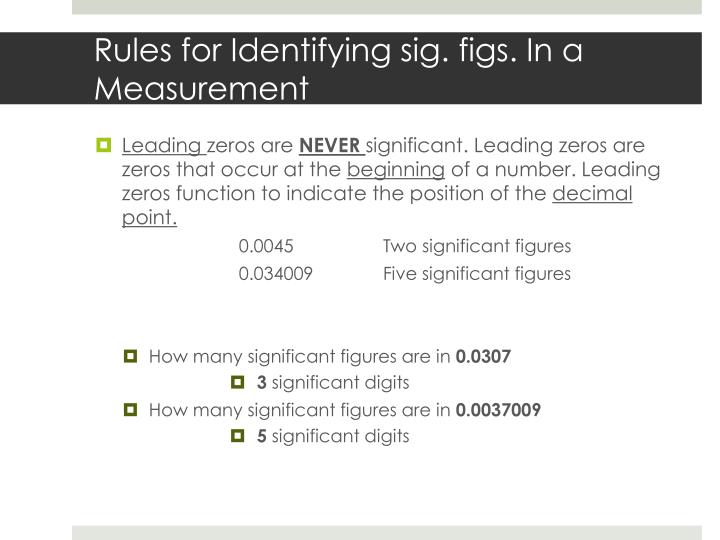 PPT - Significant Figures and Rounding PowerPoint Presentation - ID:2346098