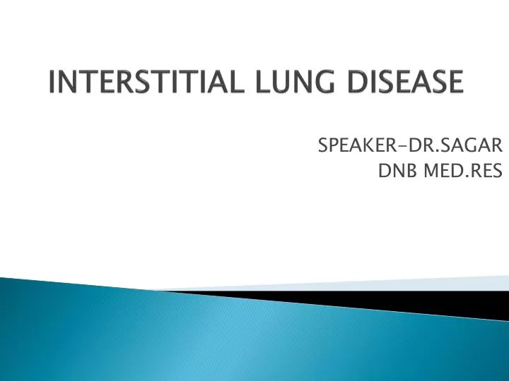 PPT - INTERSTITIAL LUNG DISEASE PowerPoint Presentation, free download ...