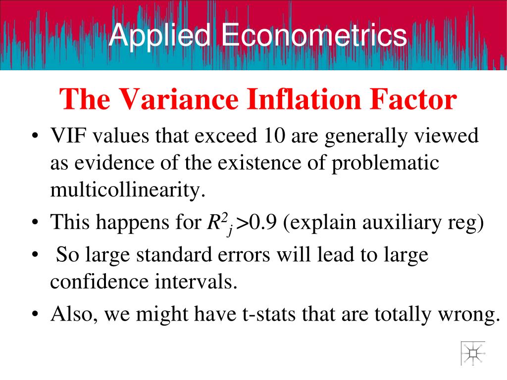 Variance Inflation Factor Variance Inflation Factor
