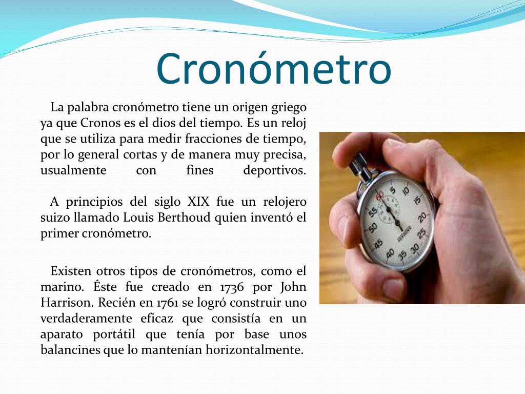 PPT - Instrumentos de medida del tiempo PowerPoint Presentation, free ...