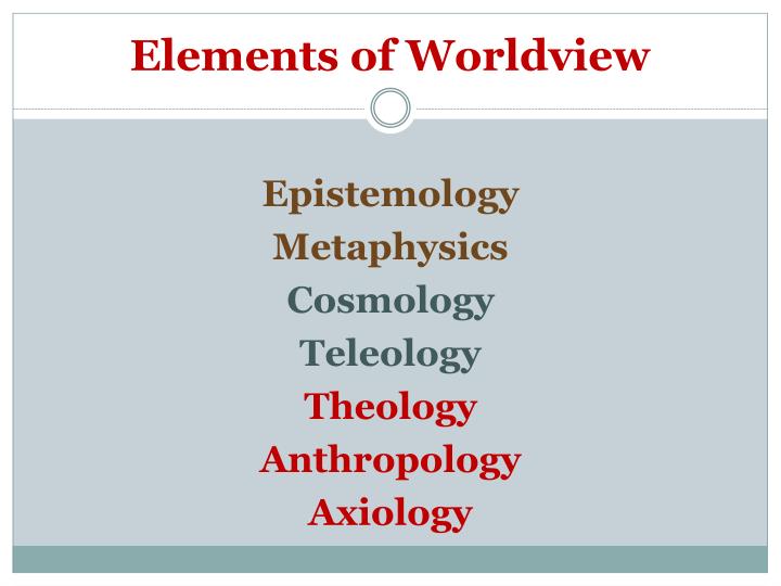 PPT - What is a Worldview? PowerPoint Presentation - ID:2347372