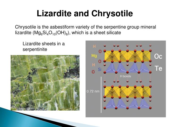 PPT - Mineralogically , What is Asbestos and How D oes it Form ...