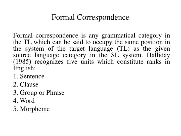 PPT - Translation Shift, Grammatical Correspondence and Modulation as ...