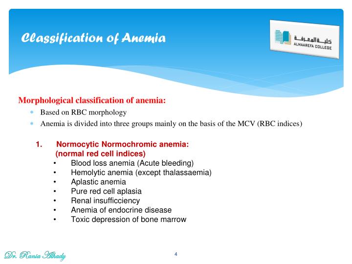 PPT - Laboratory diagnosis of Anemia PowerPoint Presentation - ID:2347811
