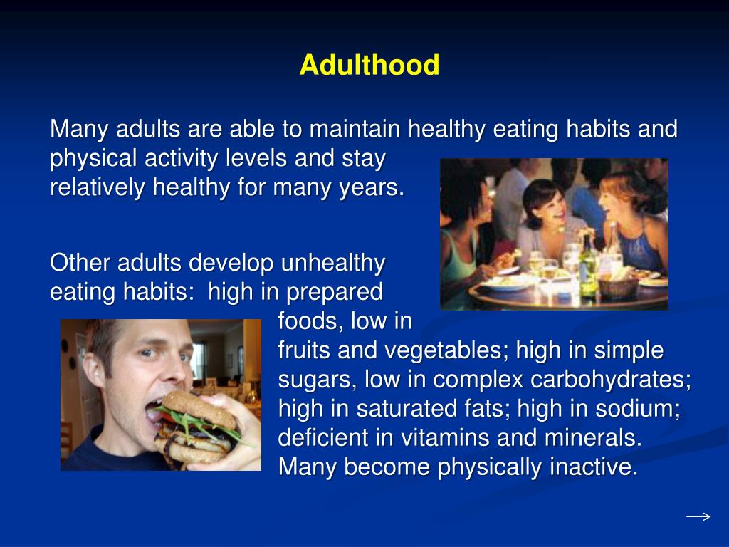 PPT - Nutrition in Childhood through Adulthood PowerPoint Presentation ...