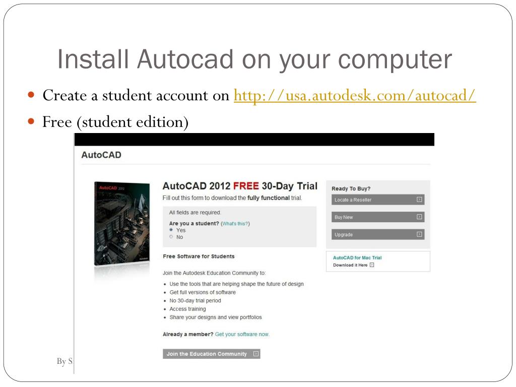 Ppt Autocad Lecture 1 Introduction Of Autocad And Title Block