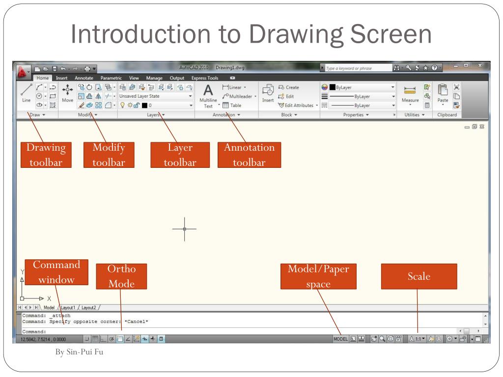 Ppt Autocad Lecture 1 Introduction Of Autocad And Title Block
