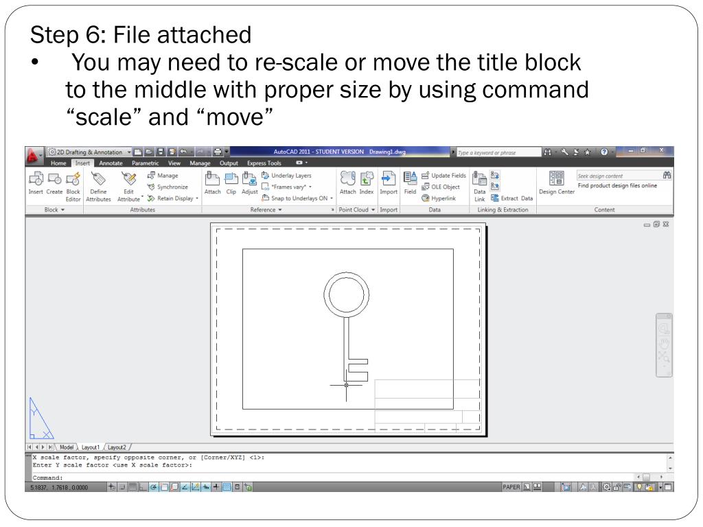 Ppt Autocad Lecture 1 Introduction Of Autocad And Title Block