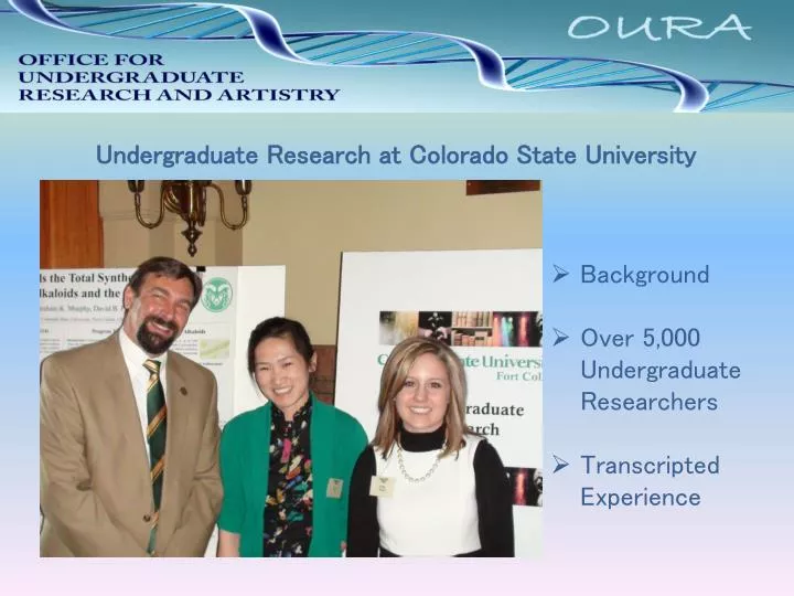PPT - Undergraduate Research at Colorado State University PowerPoint ...