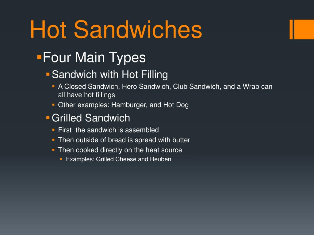 PPT - Hors d’Oeuvres, Appetizers, and Sandwiches PowerPoint ...