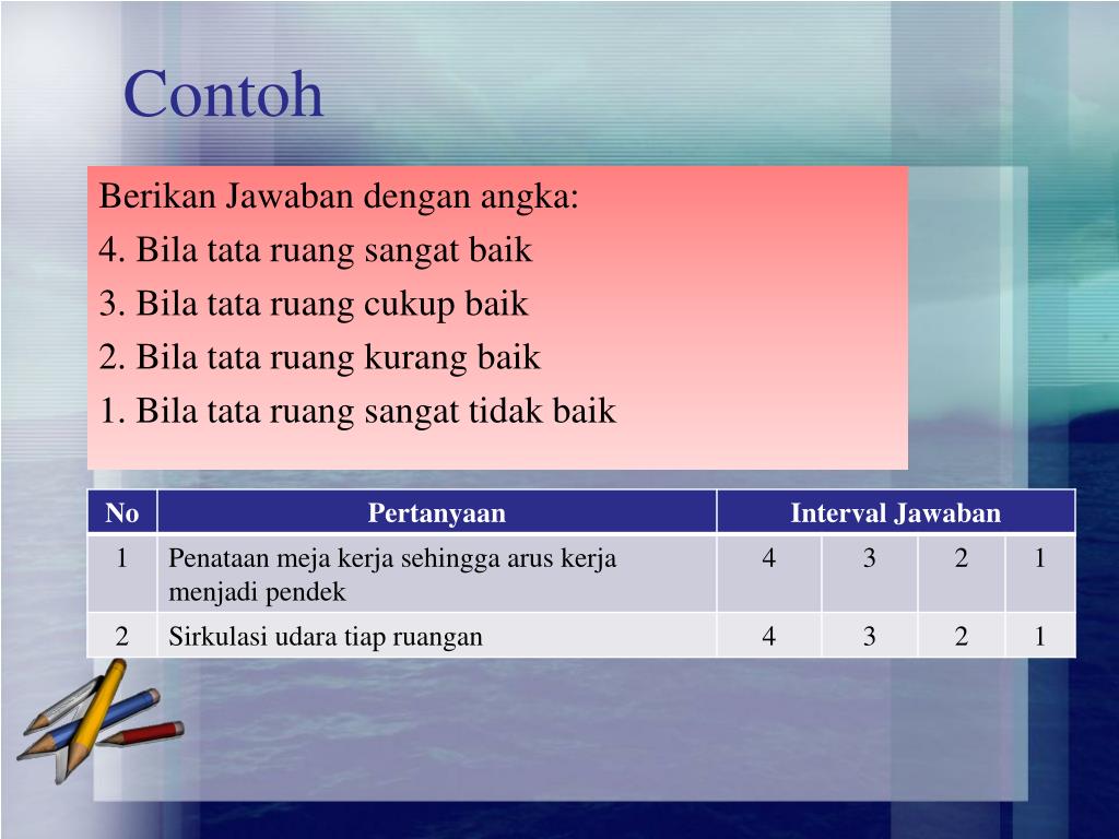 PPT - SKALA PENGUKURAN DAN INSTRUMEN PENELITIAN (ANGKET) PowerPoint ...