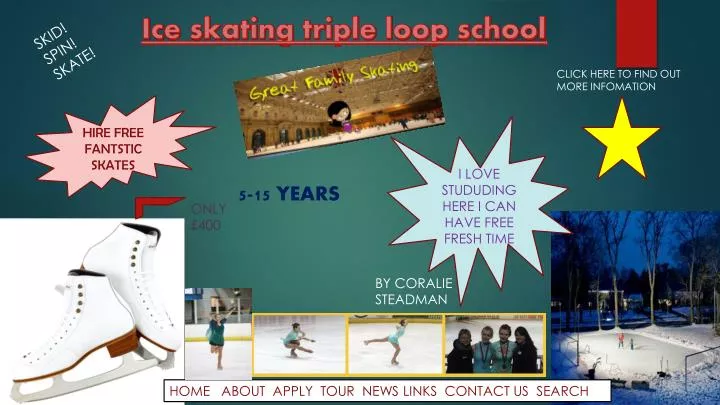 PPT - Ice skating triple loop school PowerPoint Presentation, free ...