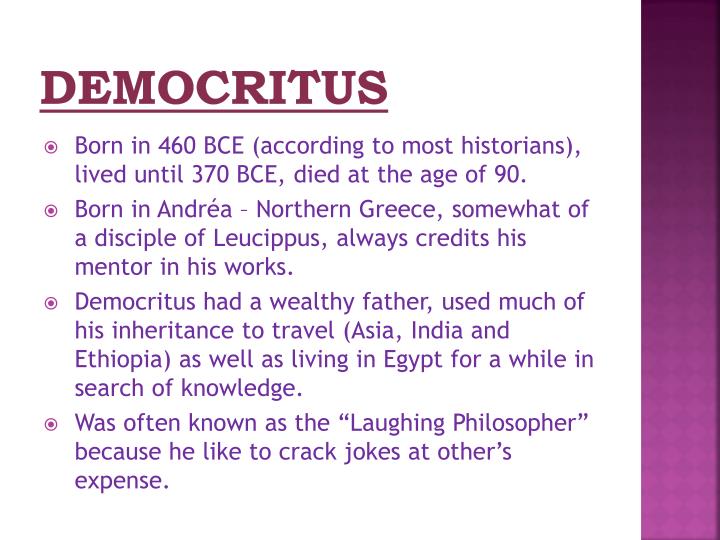 PPT - Leucippus and Democritus PowerPoint Presentation - ID:2350646