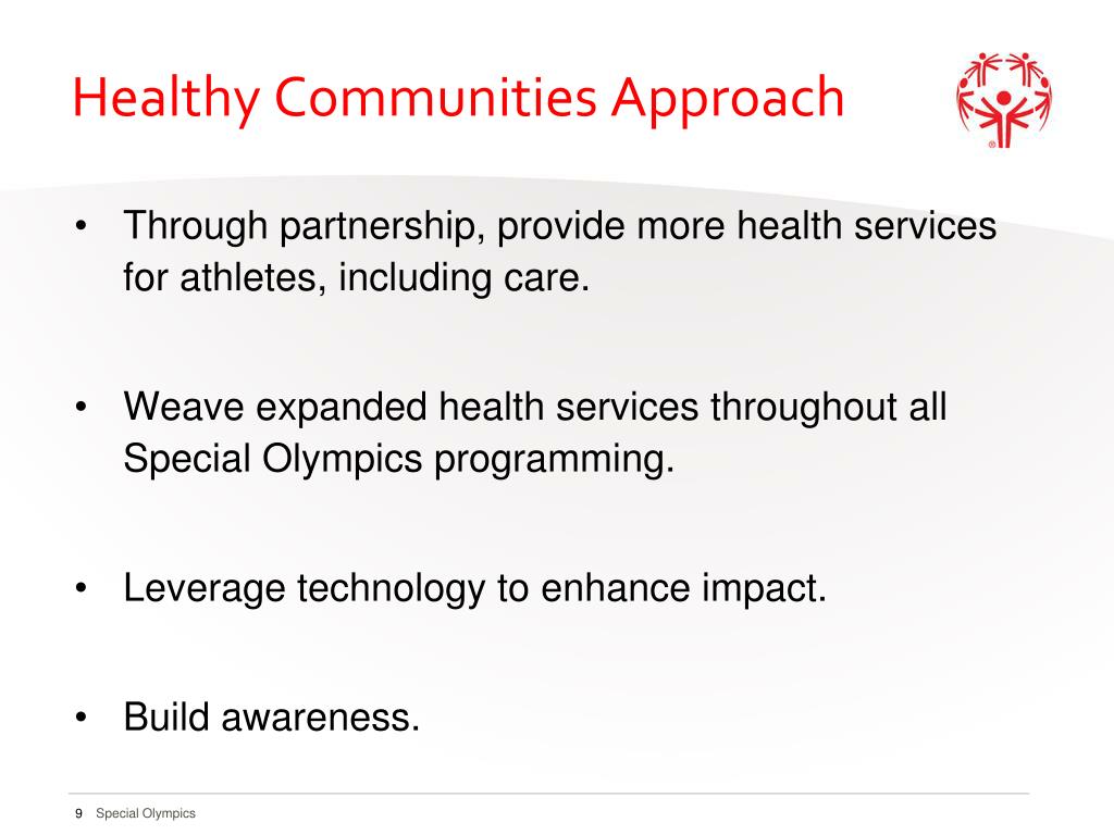 PPT - Healthy Communities Reducing Health Disparities for People with ...