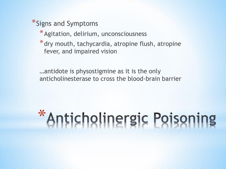 PPT - Anticholinergics PowerPoint Presentation - ID:2350813