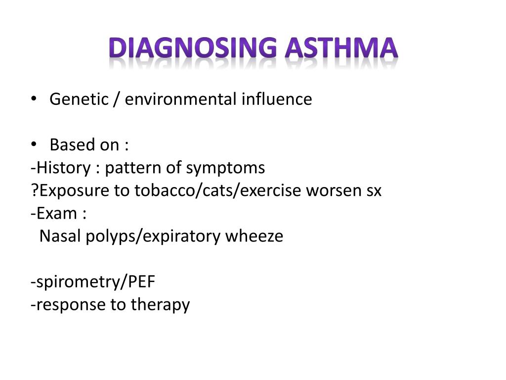 Ppt Diagnosing Asthma In Adults Powerpoint Presentation Free