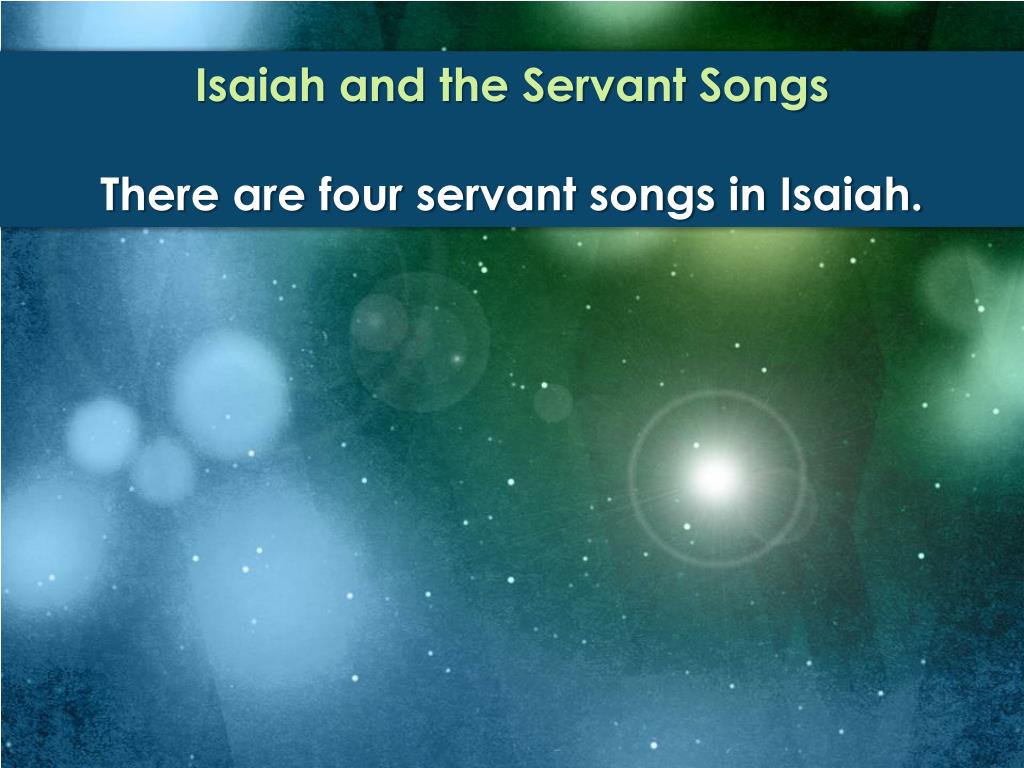 PPT - Listen to me, O coastlands, and give attention, PowerPoint ...