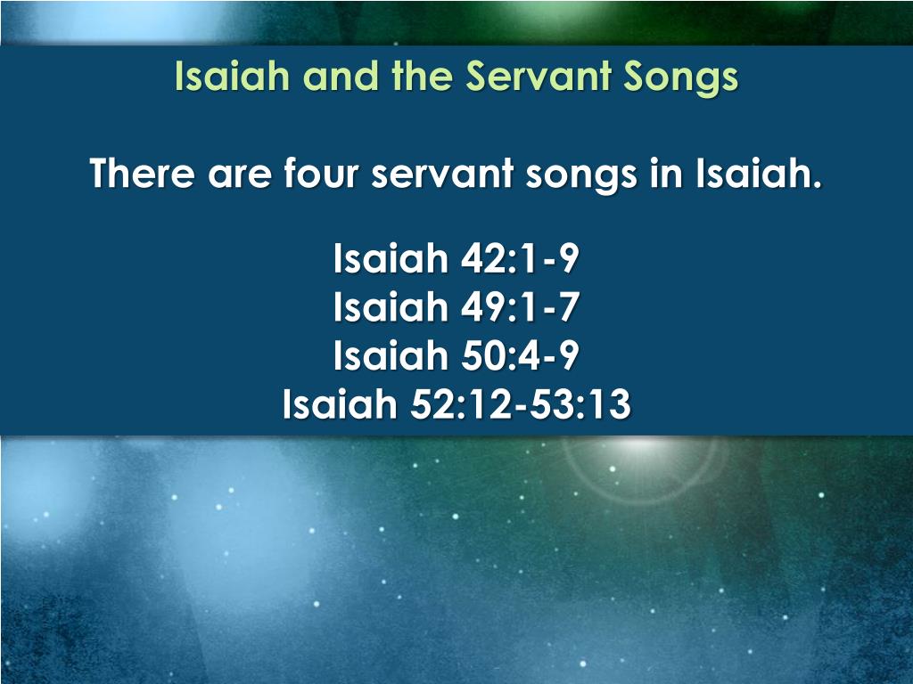 PPT - Listen to me, O coastlands, and give attention, PowerPoint ...