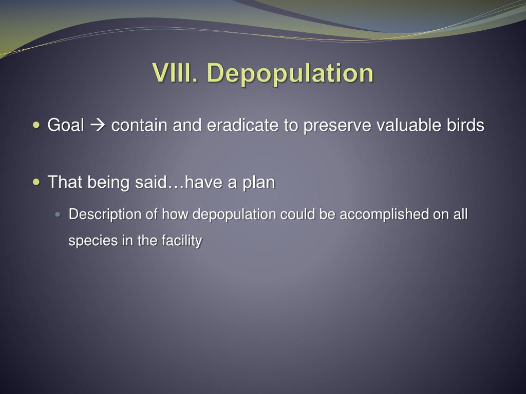PPT - Special Avian Collections and Foreign Animal Disease Emergency ...
