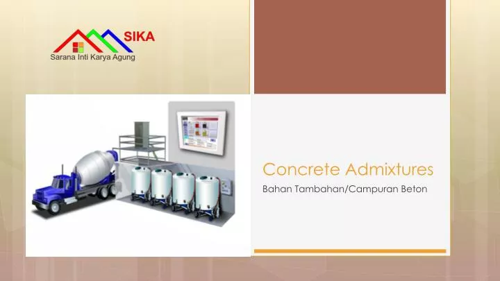 PPT - Concrete Admixtures PowerPoint Presentation, free download - ID ...