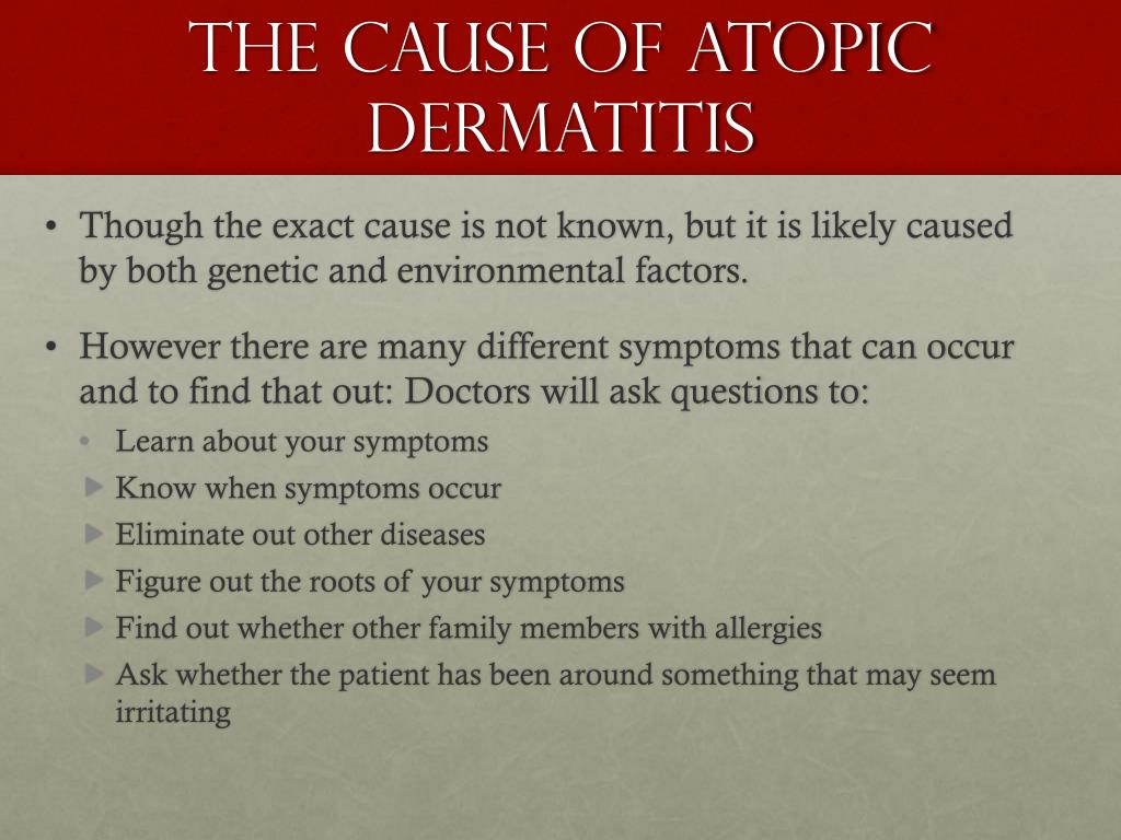 Ppt Atopic Dermatitis Eczema Powerpoint Presentation Free Download