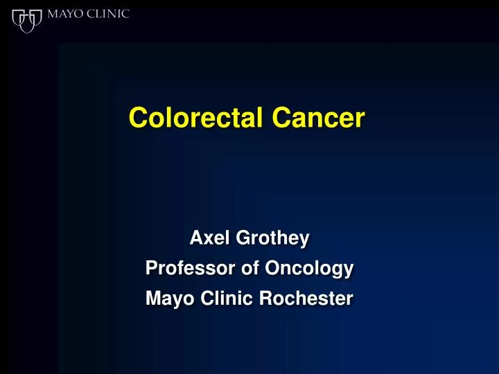 PPT - Colorectal Cancer PowerPoint Presentation, free download - ID:2352300