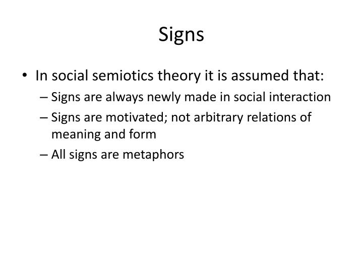 PPT - Social-semiotic theory PowerPoint Presentation - ID:2352354