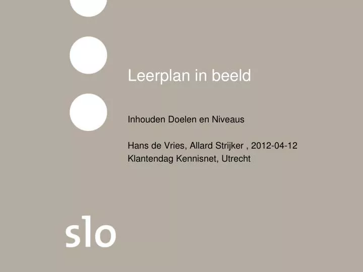 PPT - Leerplan in beeld PowerPoint Presentation, free download - ID:2352422