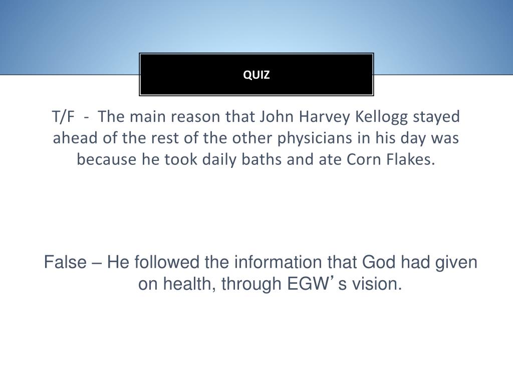 PPT - The Importance of Health Emphasis in Lifestyle for a Purposeful ...
