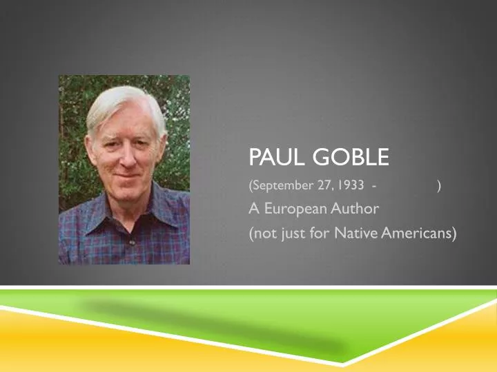 PPT - Paul Goble PowerPoint Presentation, free download - ID:2352752