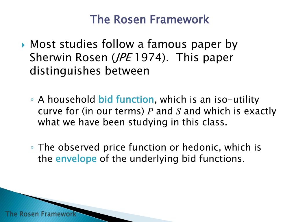 PPT - ECN741, Urban Economics Professor Yinger PowerPoint Presentation ...