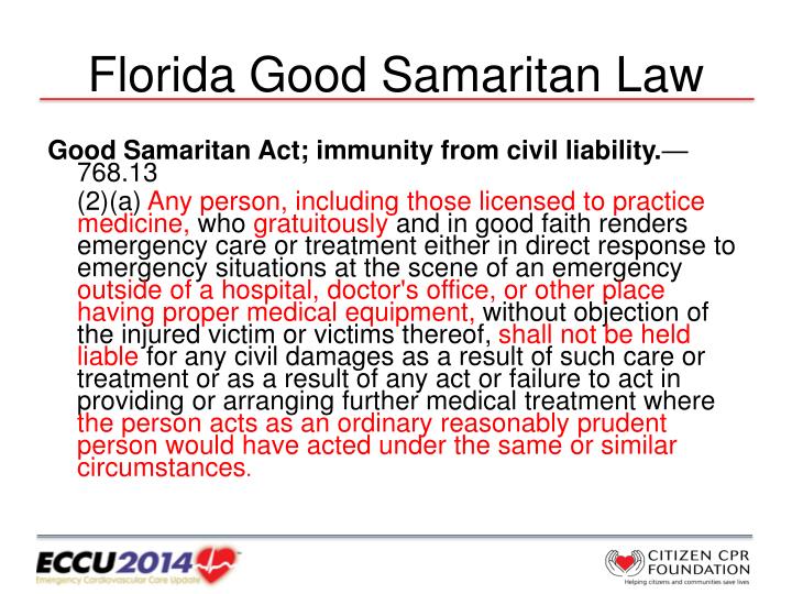 PPT - Good Samaritan Laws The Shocking Truth PowerPoint Presentation ...