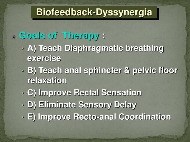 PPT - Anorectal manometry and Biofeedback therapy PowerPoint ...