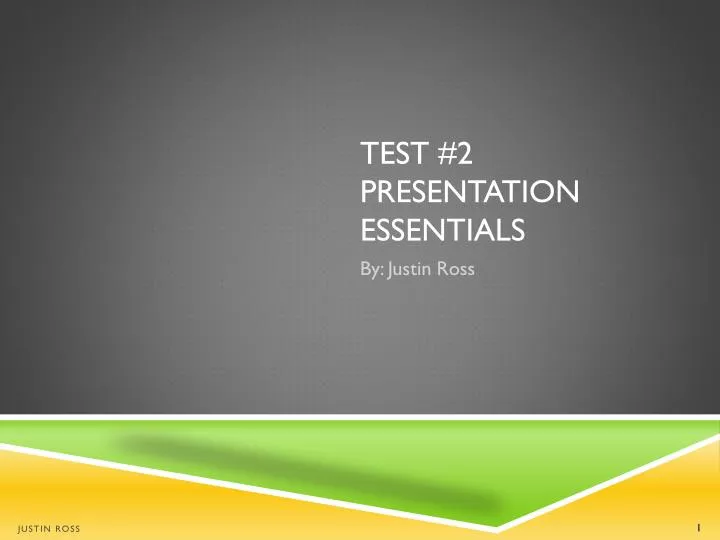 PPT - Test #2 Presentation Essentials PowerPoint Presentation, free ...