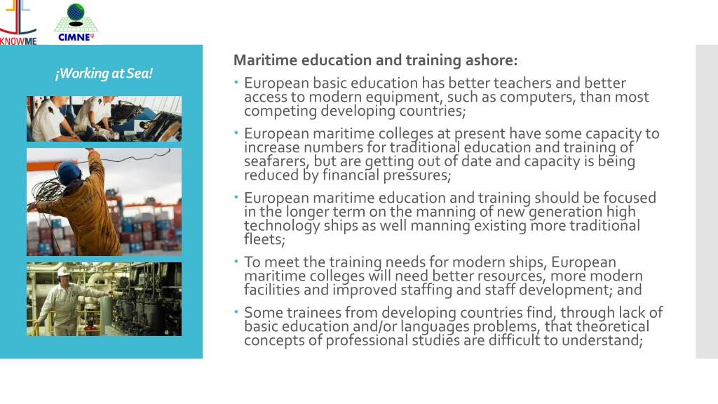 PPT - THE FUTURE OF MARITIME EDUCATION AND TRAINING PowerPoint ...